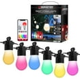 Monster 48 ft Smart String Lights with 24 LED Lights for Outdoor ...