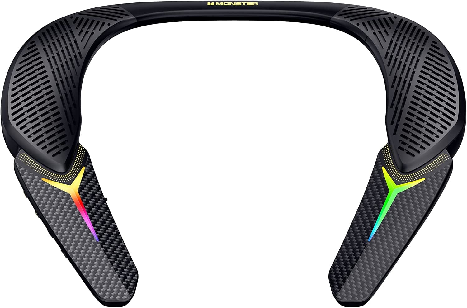 Monster Neck Speaker, Neckband Bluetooth Speaker with RGB Lights, True ...