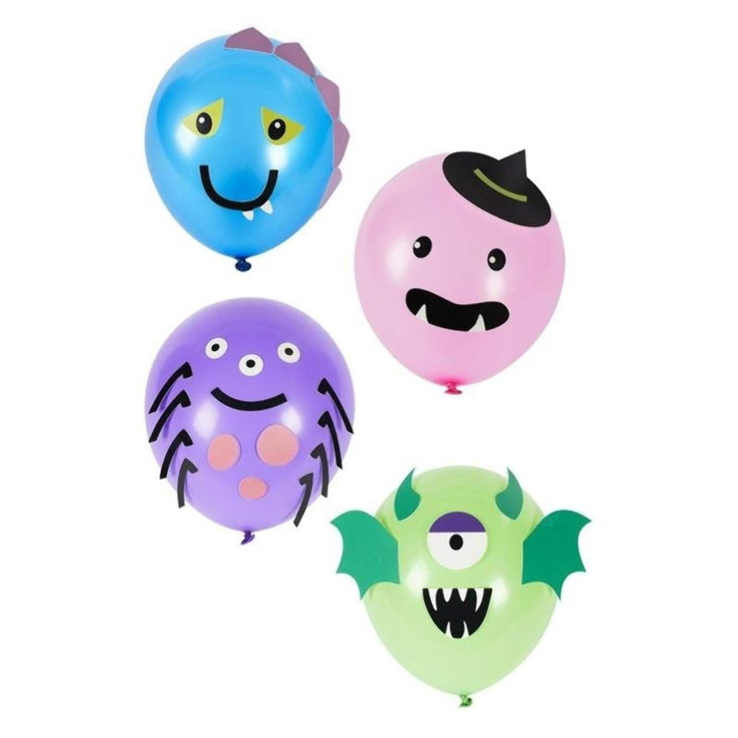 Monster Tableware Party Balloons X8 - Walmart.com
