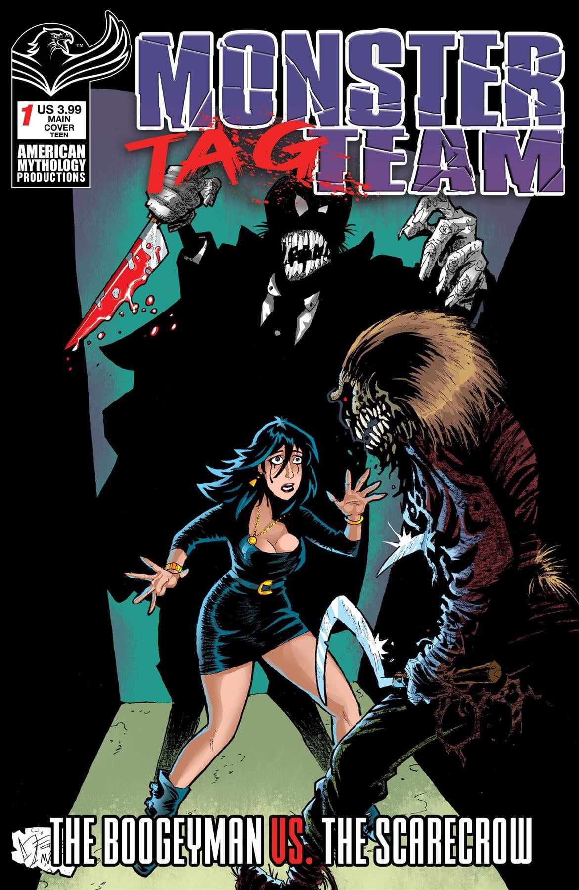 Monster Tag Team Boogeyman Vs Scarecrow Cvr A Vokes American Mythology ...