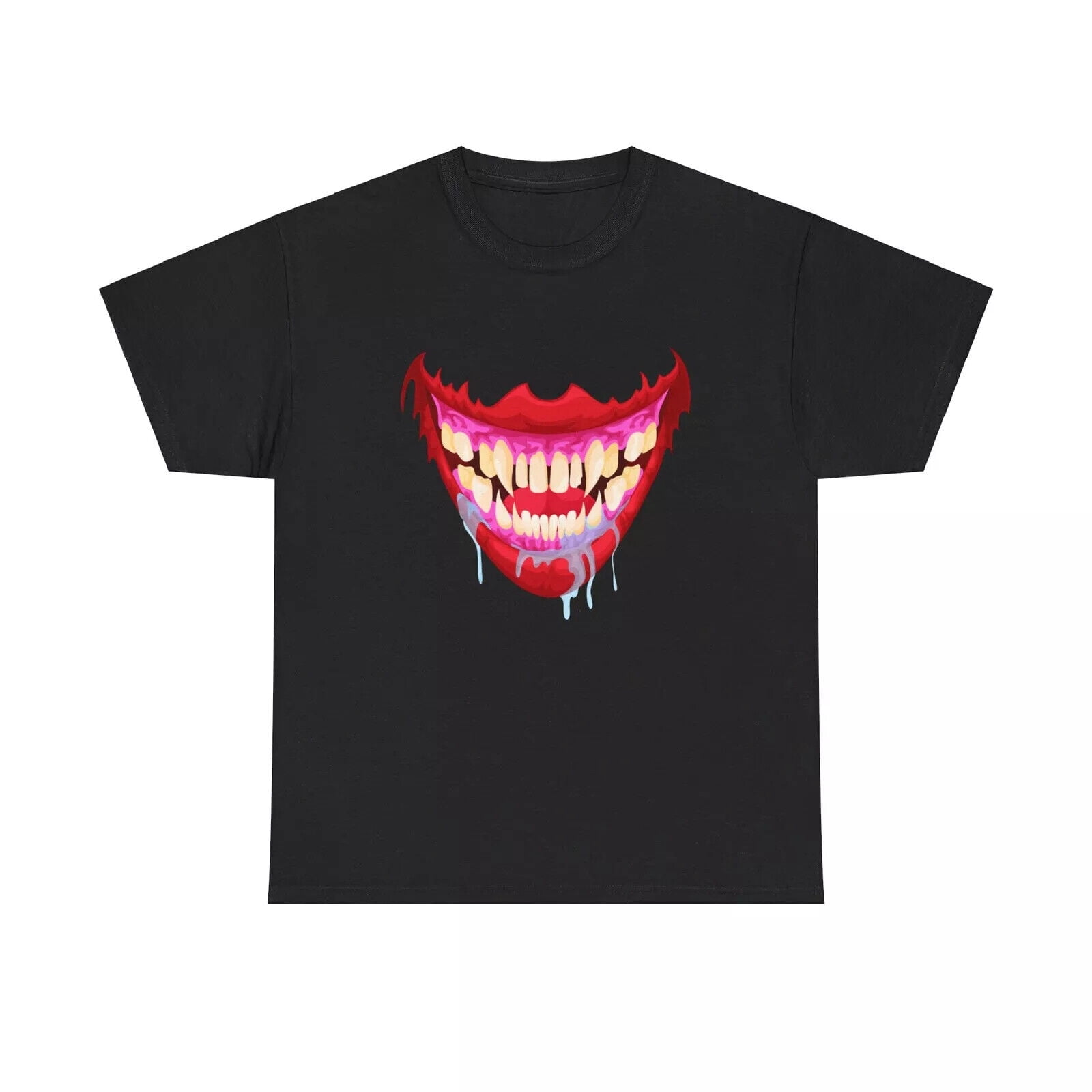 Monster Teeth T-Shirt - Cool Weird Beast Demon Horror Evil Halloween ...