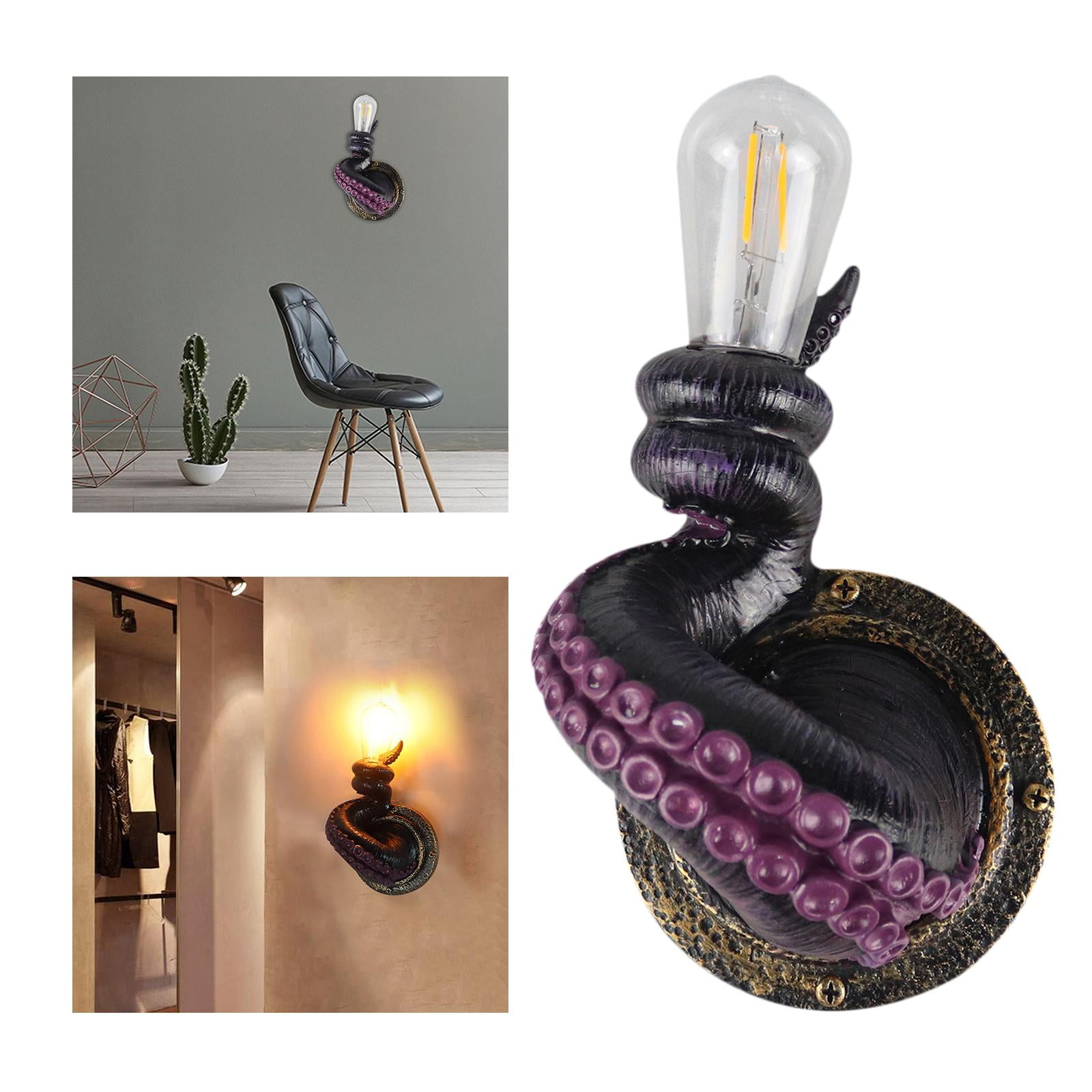 Monster Tentacle Wall Lamp Resin Bulb Included Vintage Sculpture ...