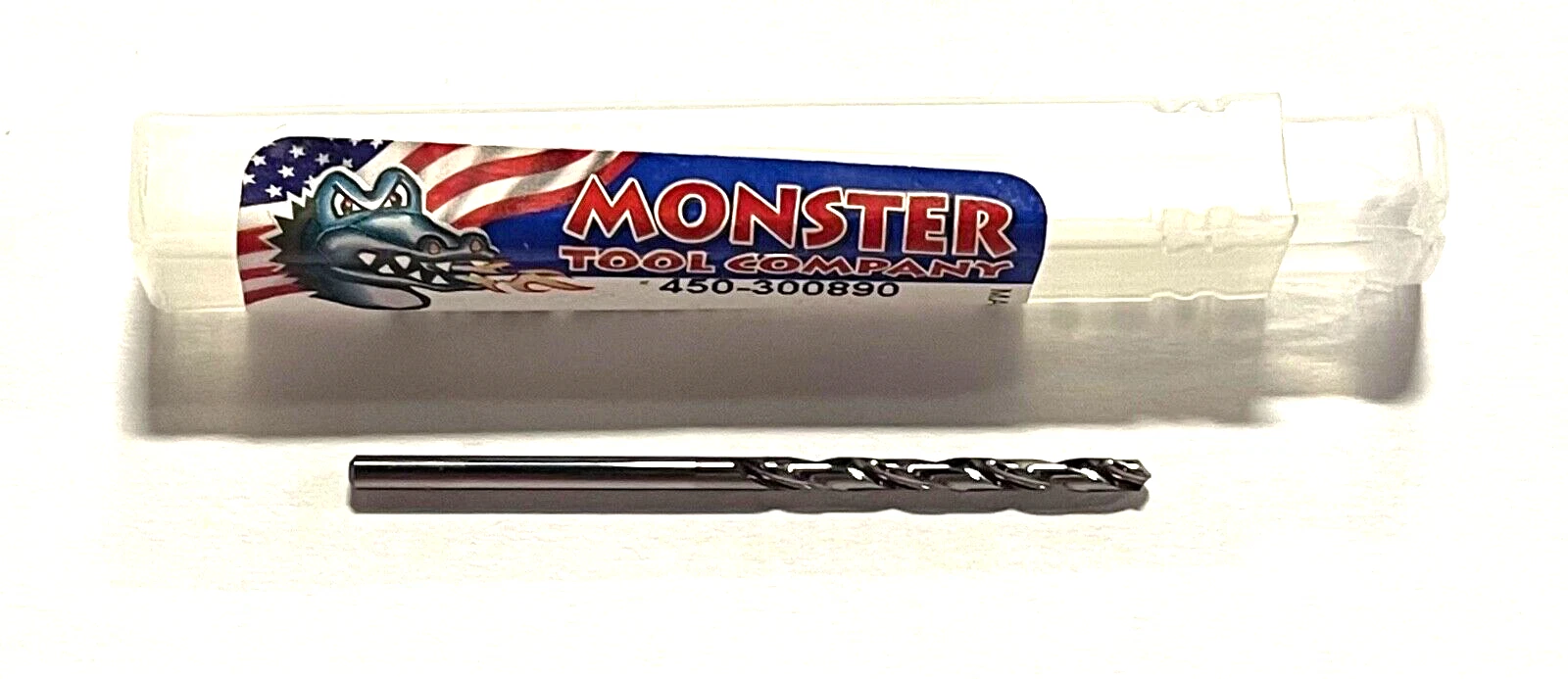 Monster Tool #43 Solid Carbide Drill Jobber Length 25Â° Helix 2 Flute ...