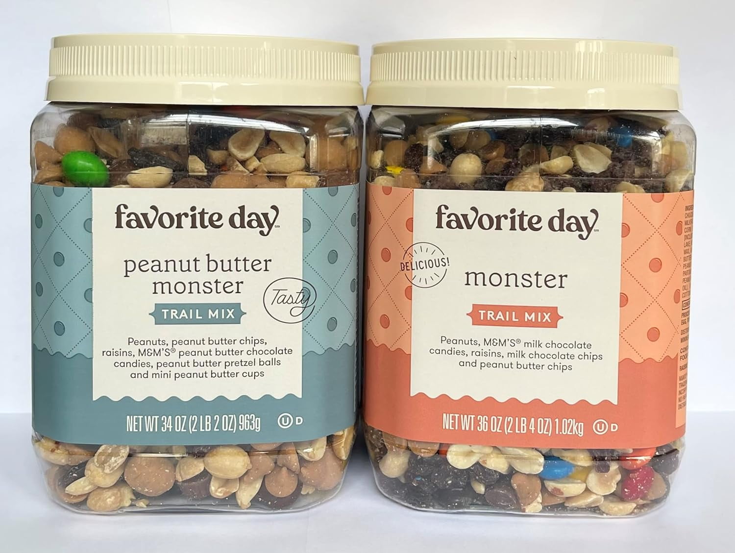 Monster Trail Mix AND Peanut Butter Monster Trail Mix, 70 ounces total ...
