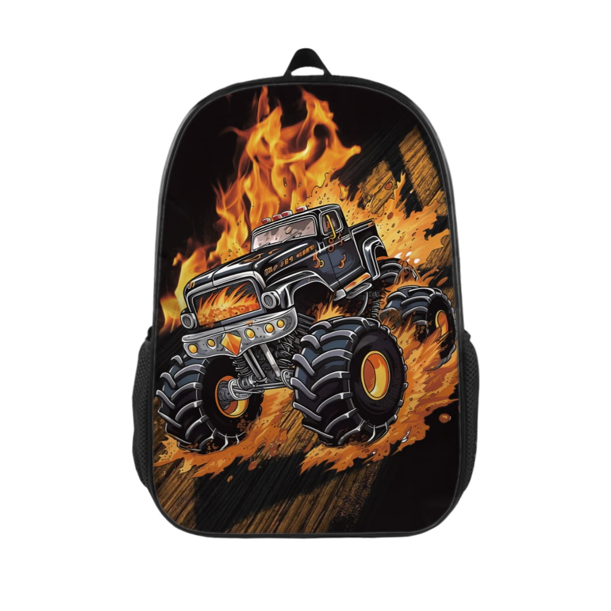 Monster Truck Backpack 17 Inch Large Capacity Casual Backpack - Walmart.com