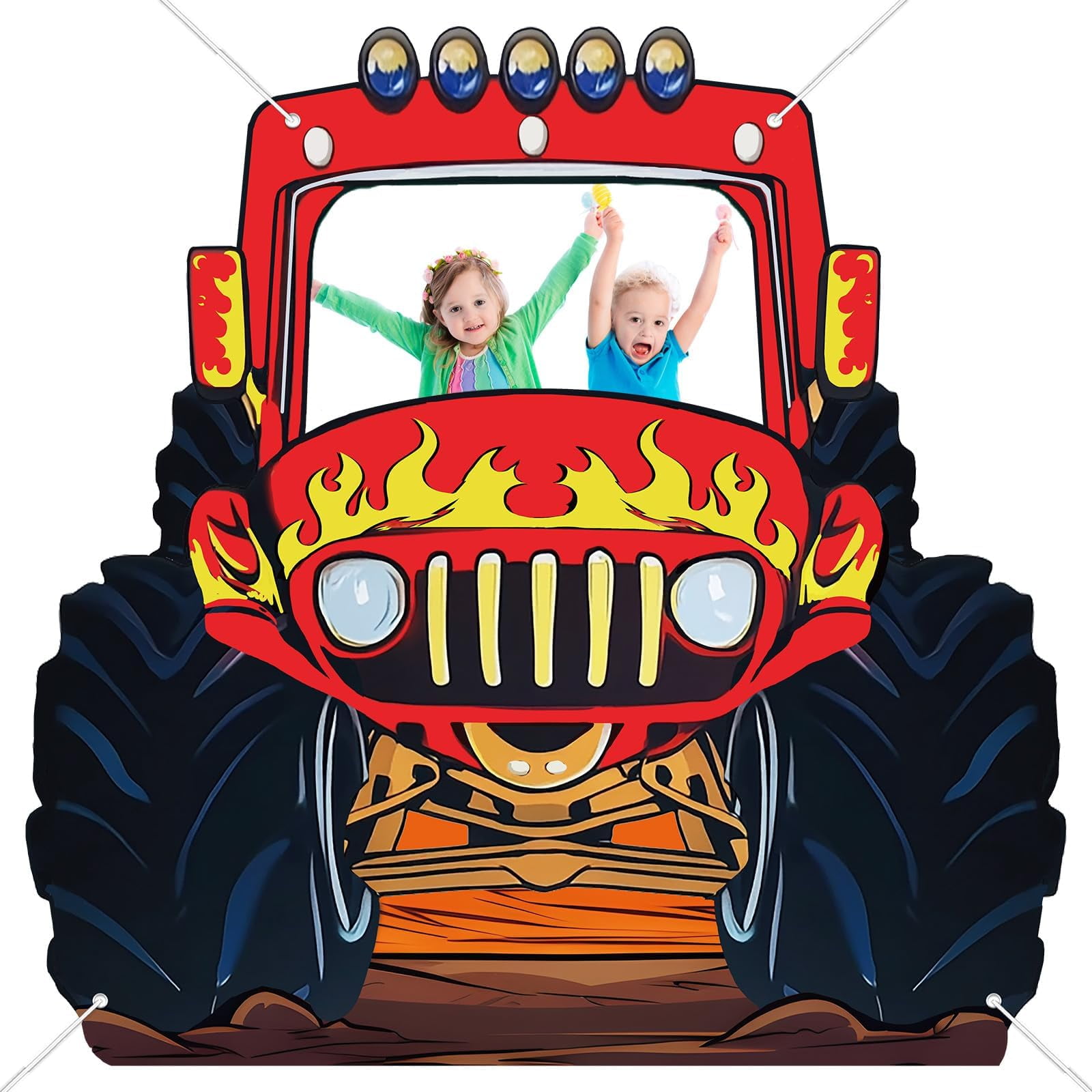 Monster Truck Booth Props Large BSL1 Monster Jam Backdrop Party Decor ...