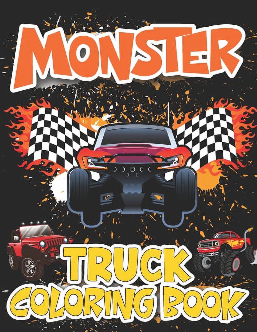 Monster Truck Coloring Book - Walmart.com