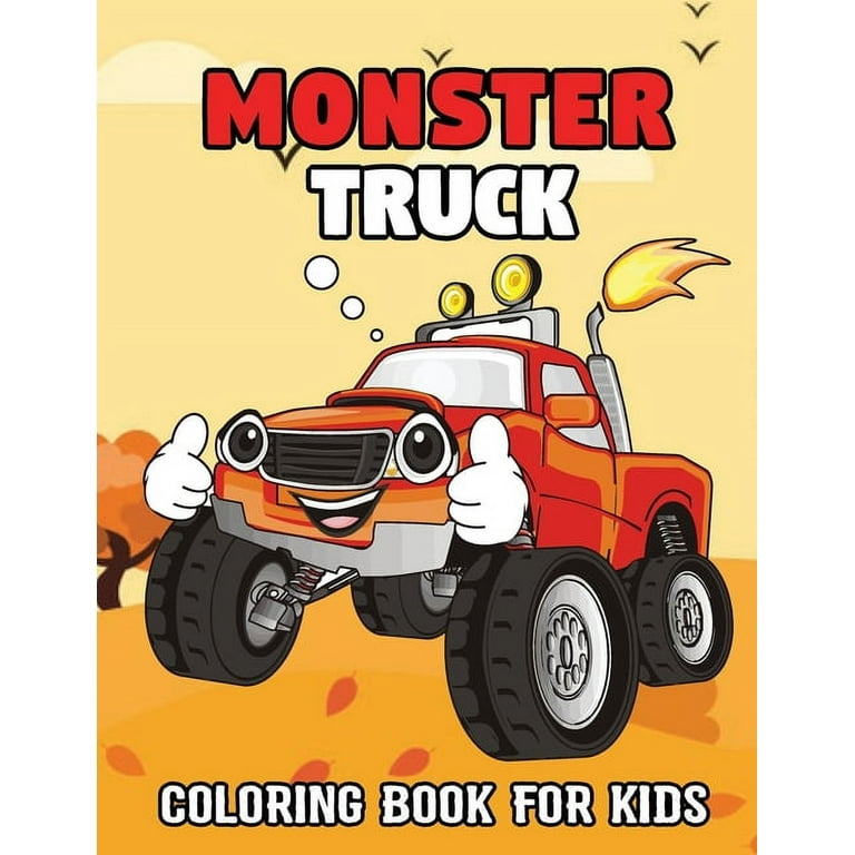 monster car coloring book