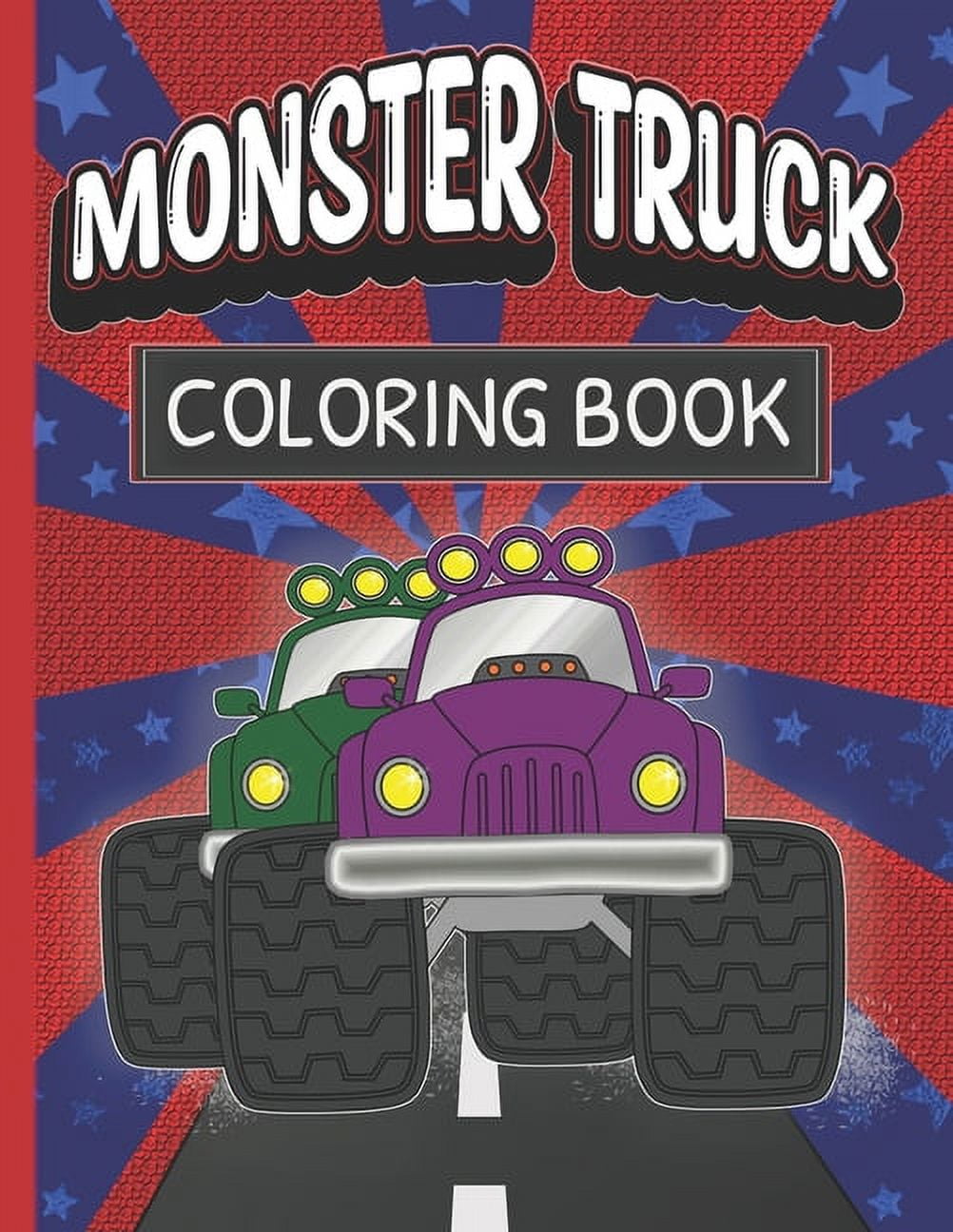 Monster Truck Coloring Book: Fun Color Pages For Boys And Girls Who ...
