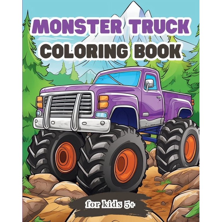 mud truck coloring pictures