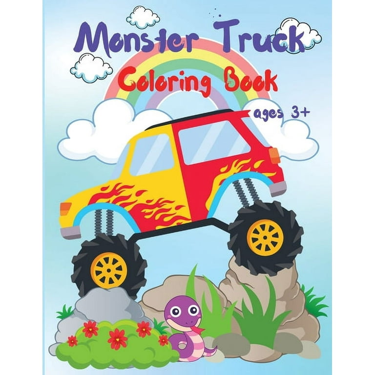 coloring pages of monster trucks for kids