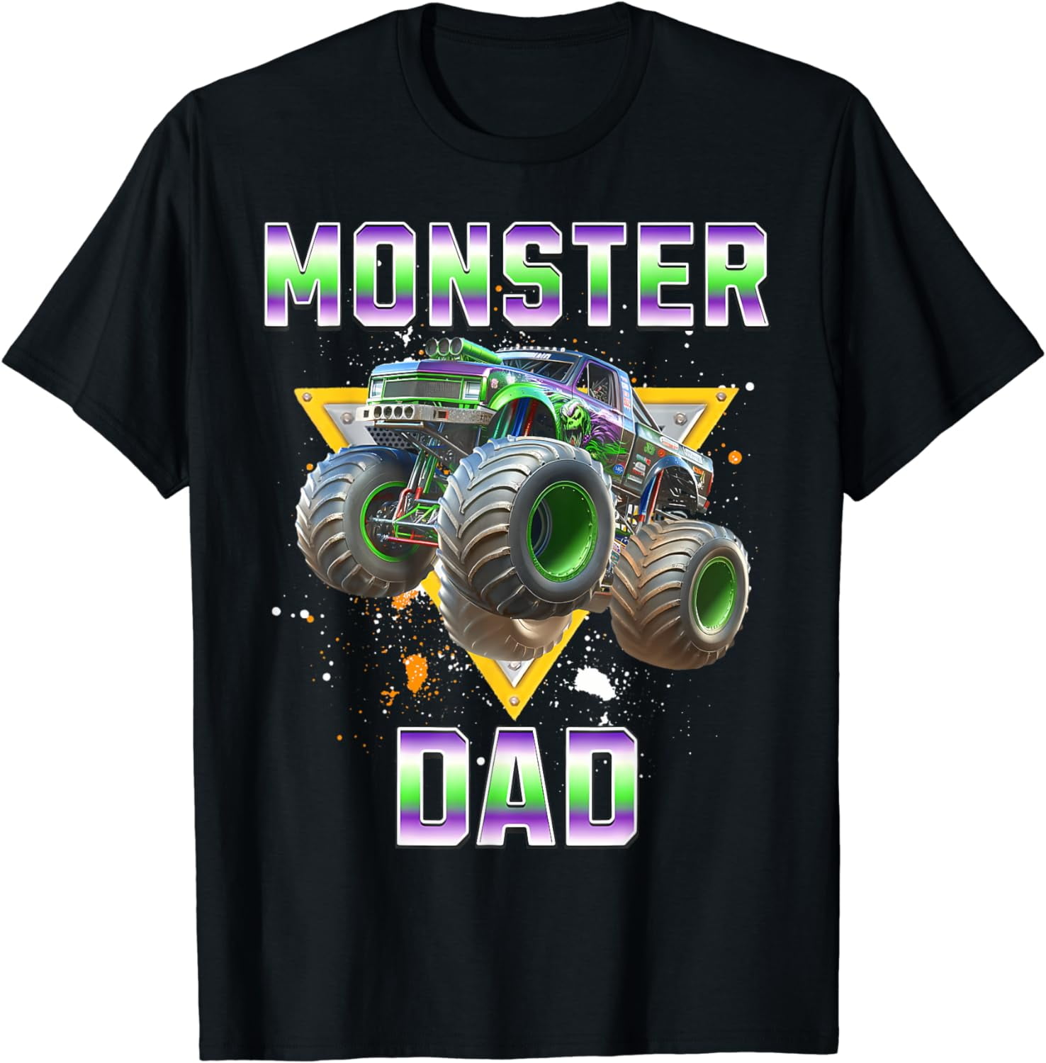 Monster Truck Dad Monster Truck Are My Jam Truck Lovers T-Shirt ...