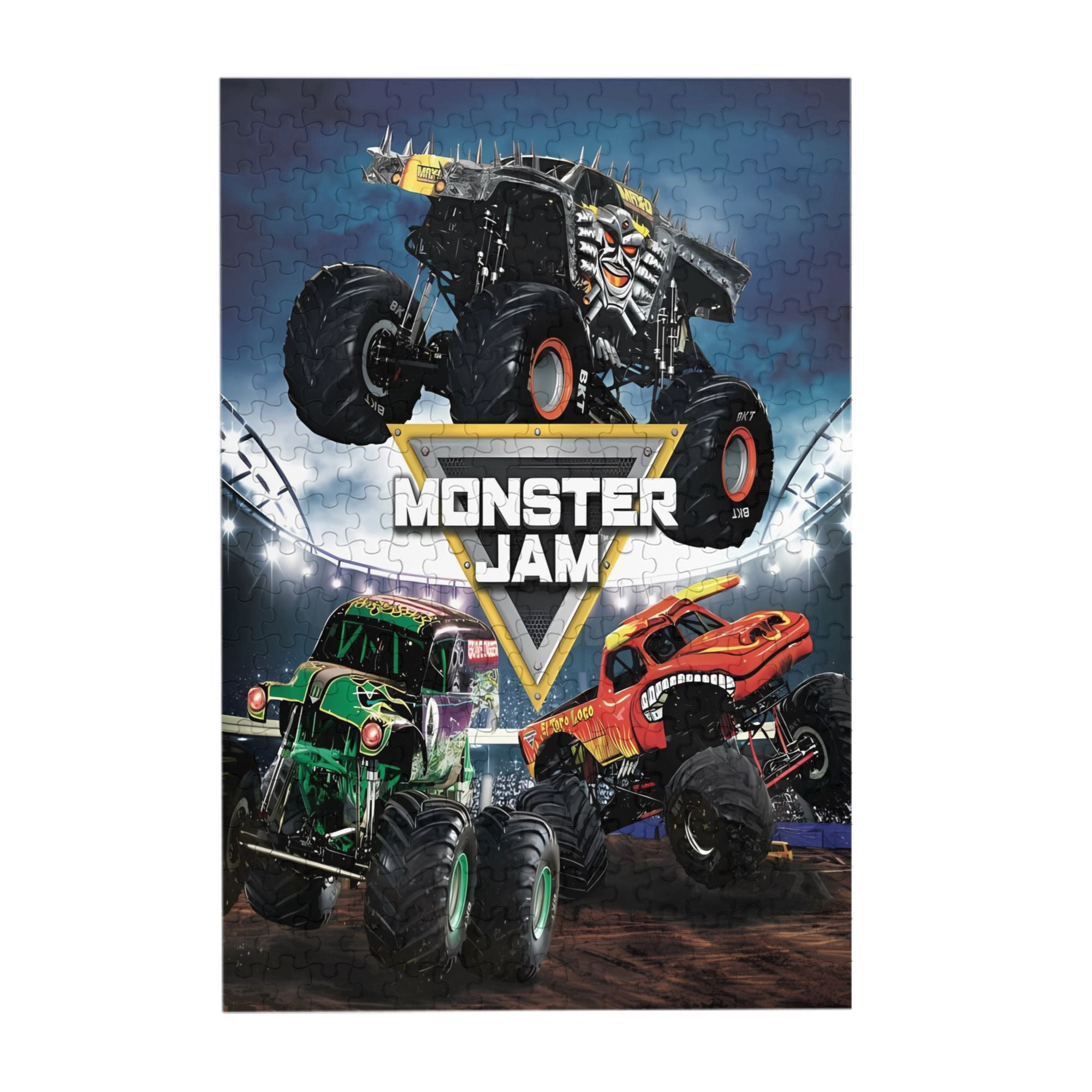 Monster Truck Jam 300 Piece Puzzles For Adults And Kids, Wooden Jigsaw ...