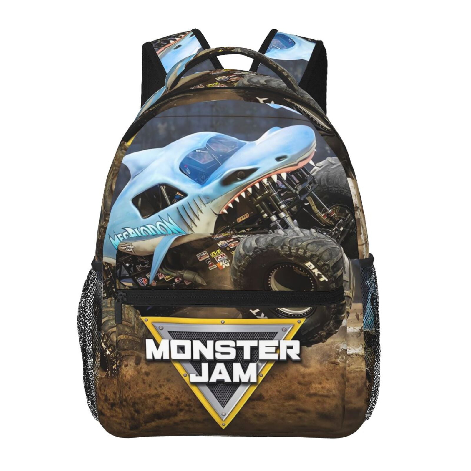 Monster Truck Jam Backpack Lightweight Durable Laptop Bag Multipurpose ...