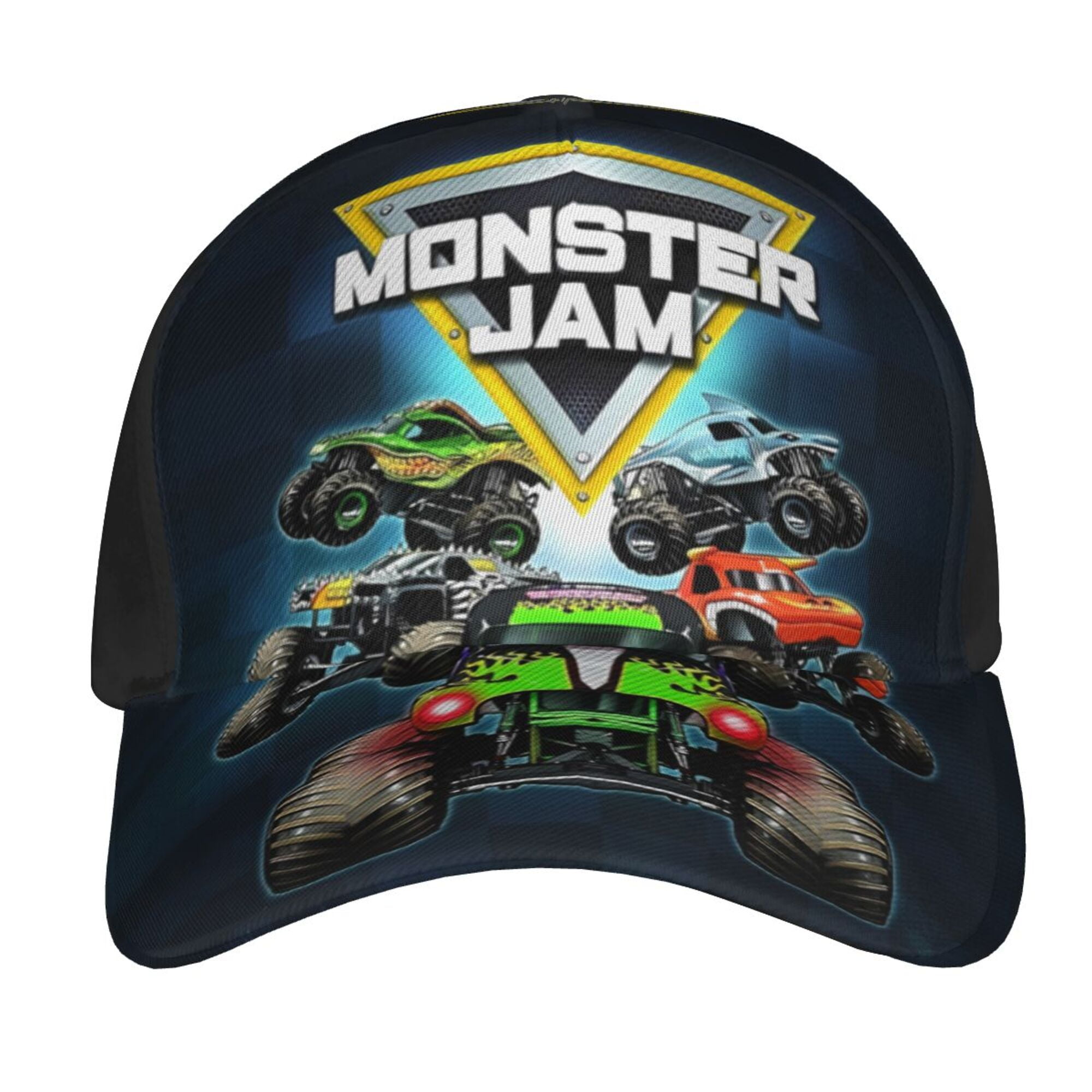 Monster Truck Jam Baseball Hat Hip Hop Caps Sun Hat Outdoor Trucker Hat ...