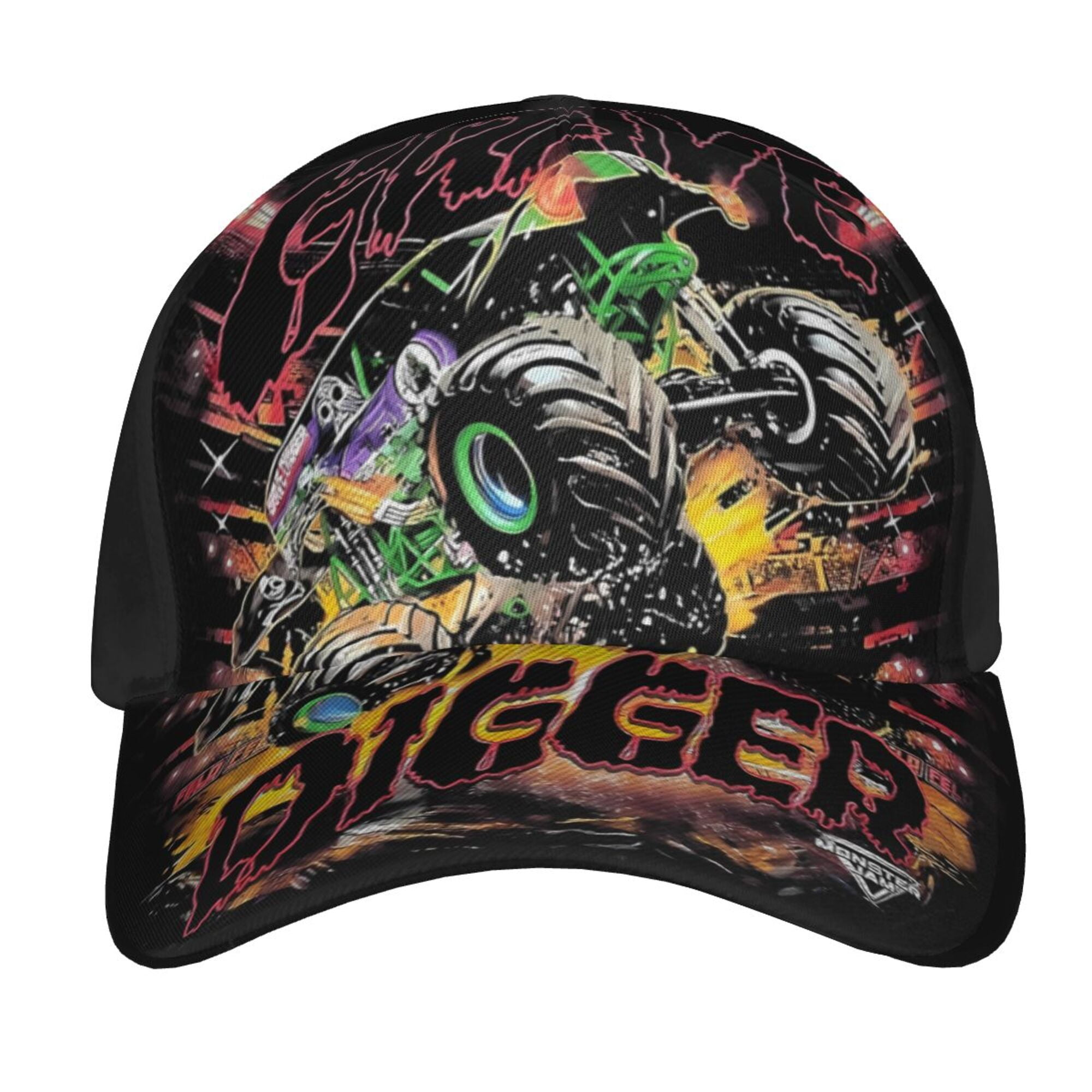 Monster Truck Jam Baseball Hat Hip Hop Caps Sun Hat Outdoor Trucker Hat ...