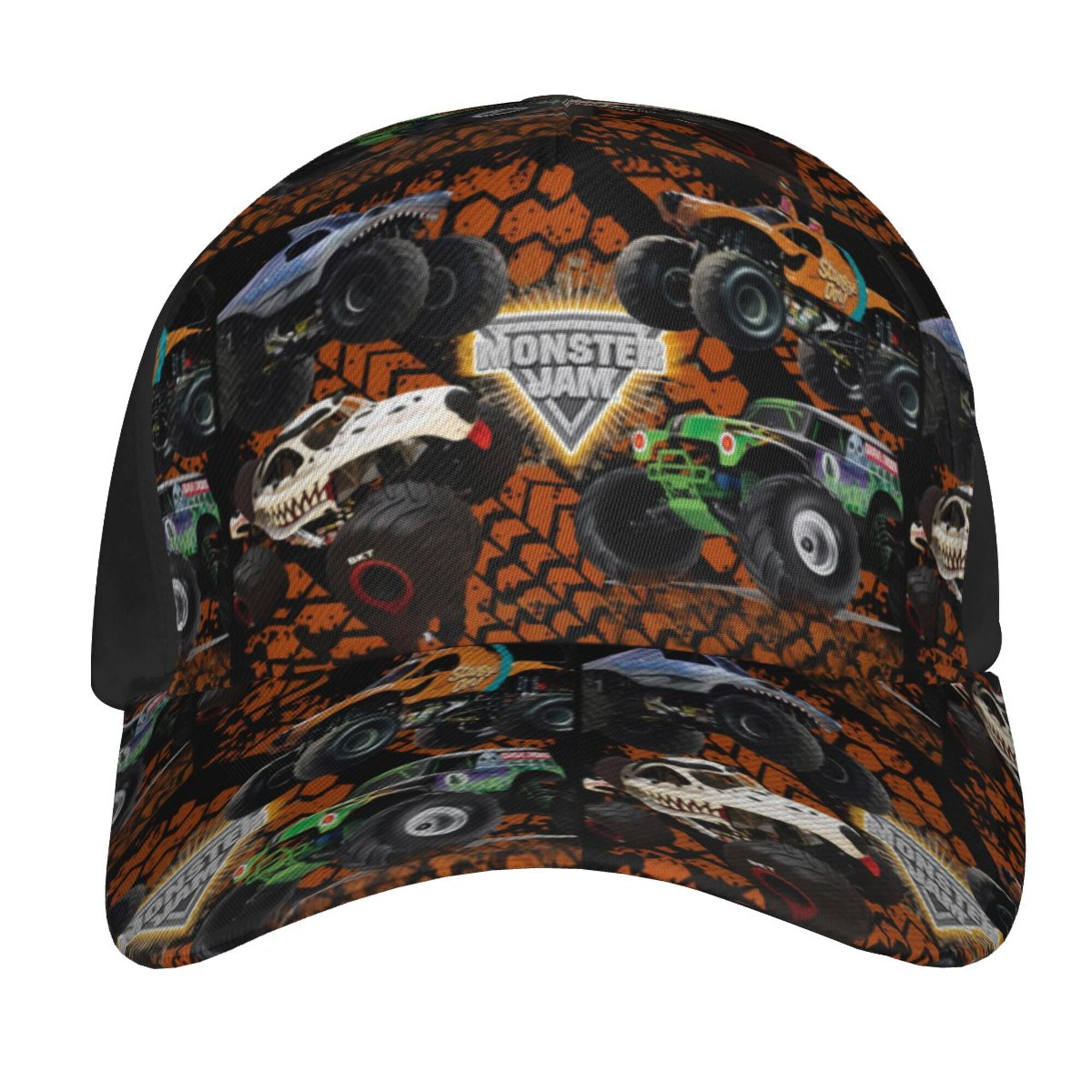 Monster Truck Jam Baseball Hat Hip Hop Caps Sun Hat Outdoor Trucker Hat ...