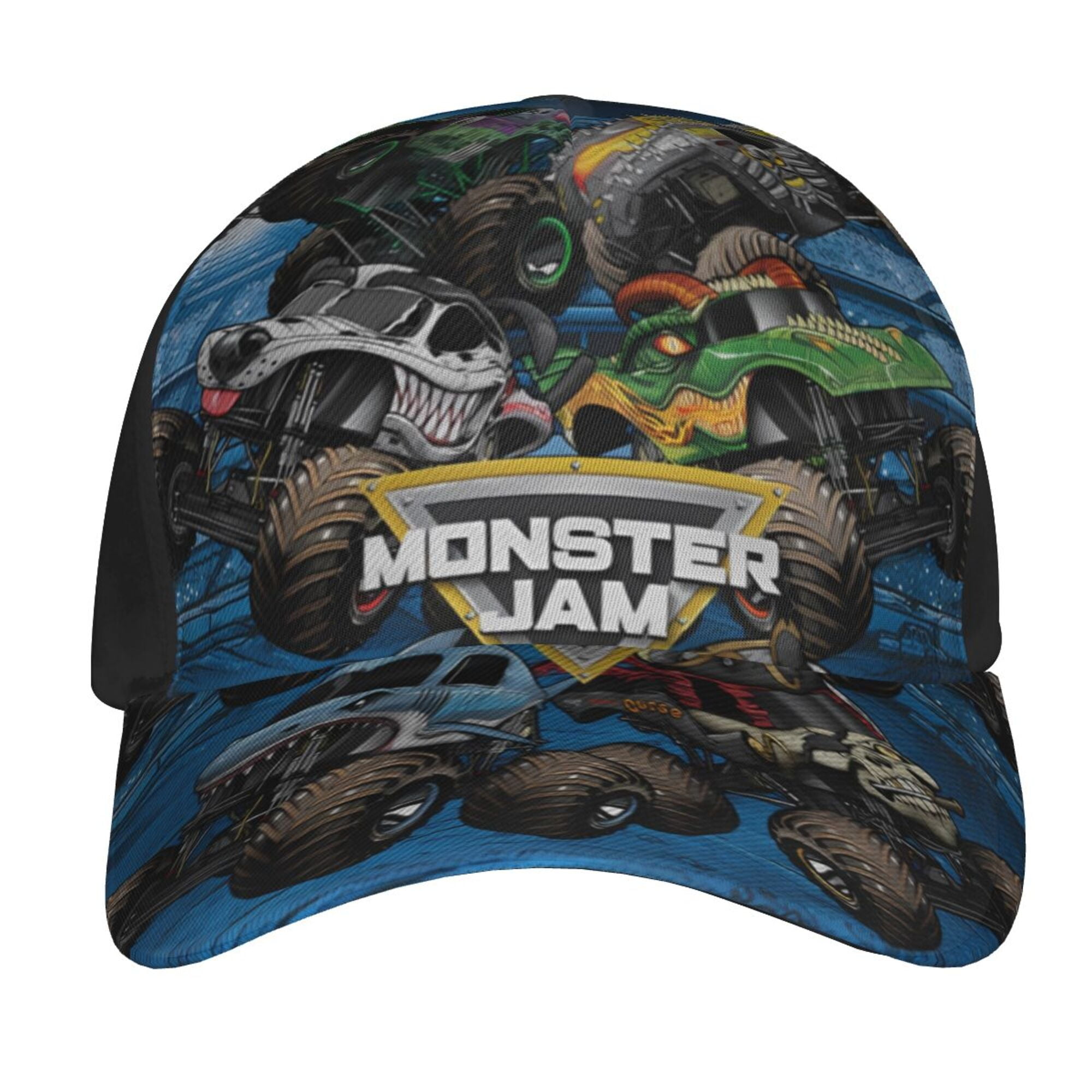 Monster Truck Jam Baseball Hat Hip Hop Caps Sun Hat Outdoor Trucker Hat ...