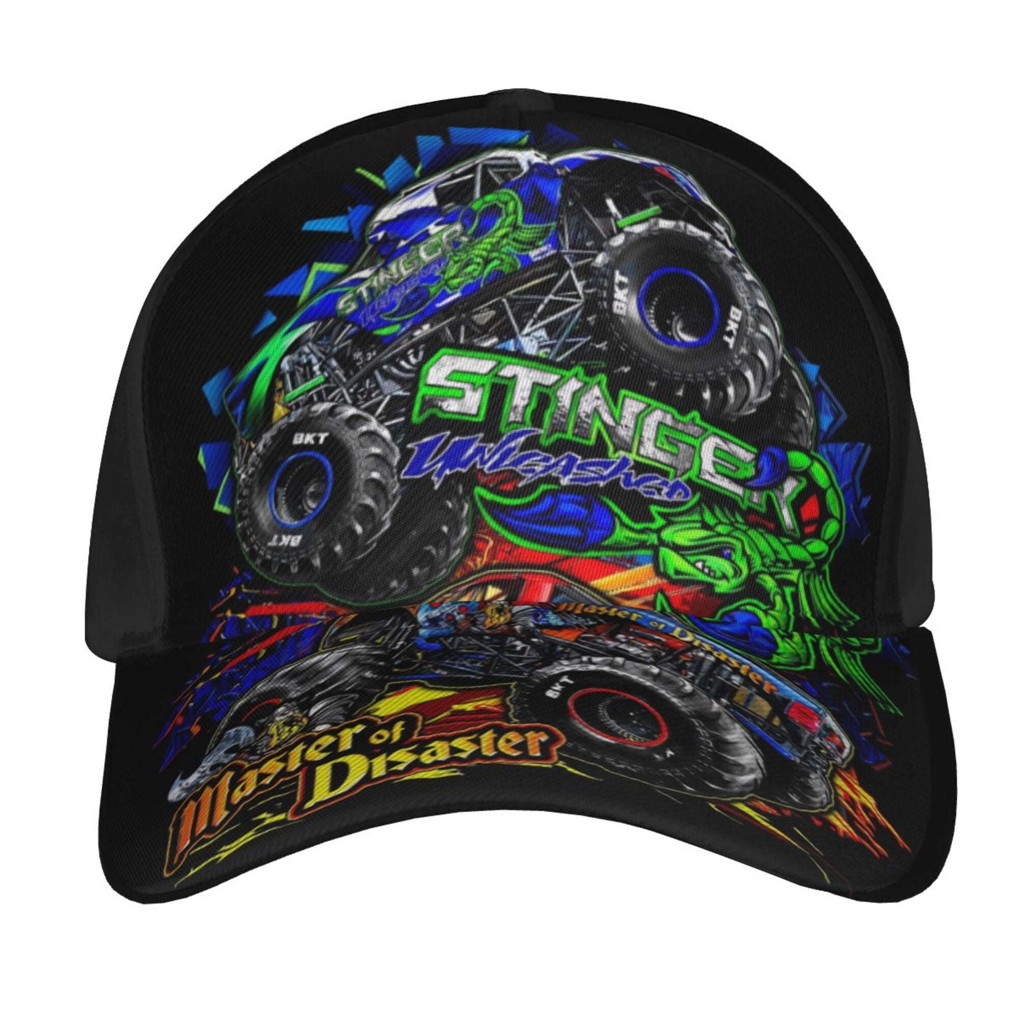 Monster Truck Jam Baseball Hat Hip Hop Caps Sun Hat Outdoor Trucker Hat ...