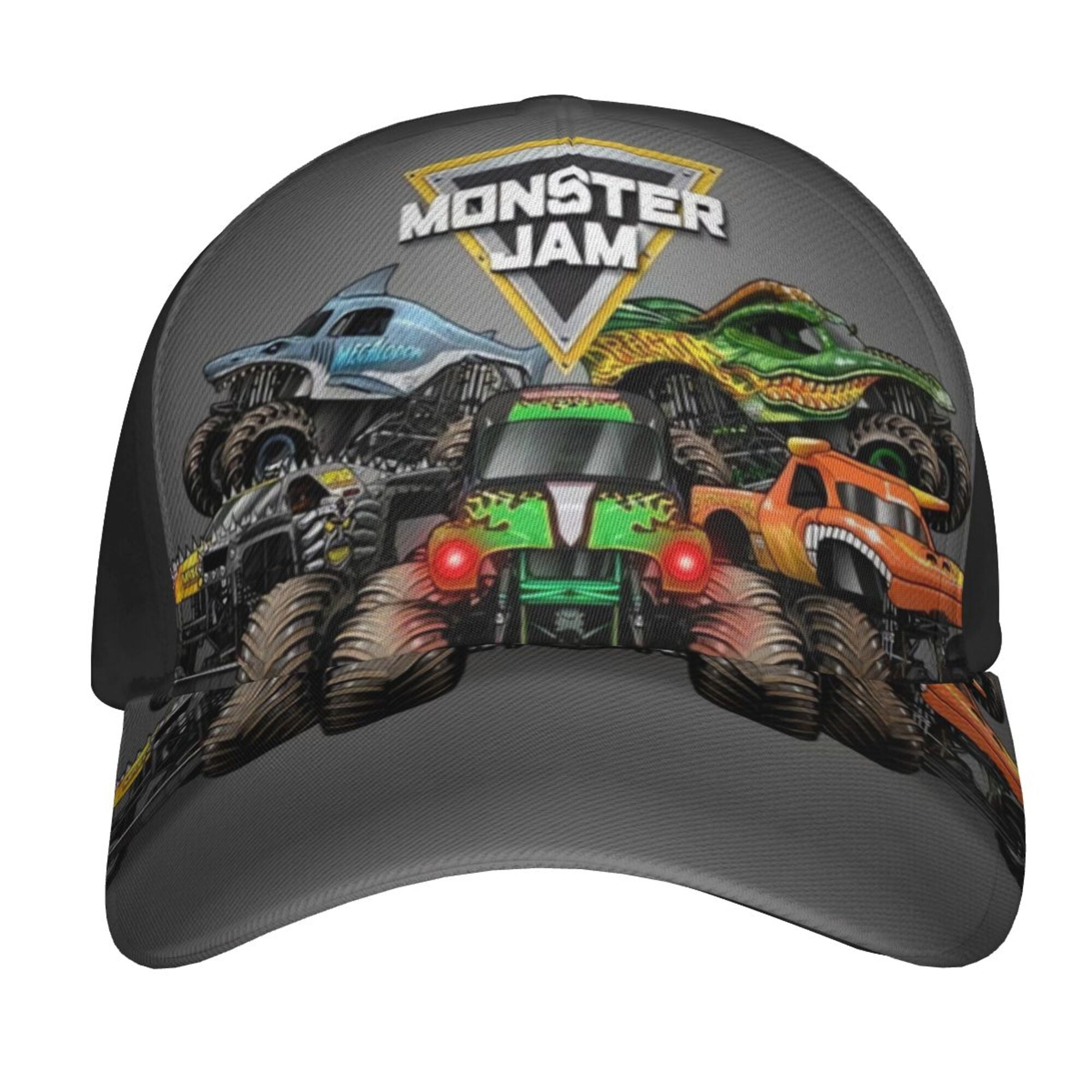 Monster Truck Jam Baseball Hat Hip Hop Caps Sun Hat Outdoor Trucker Hat ...