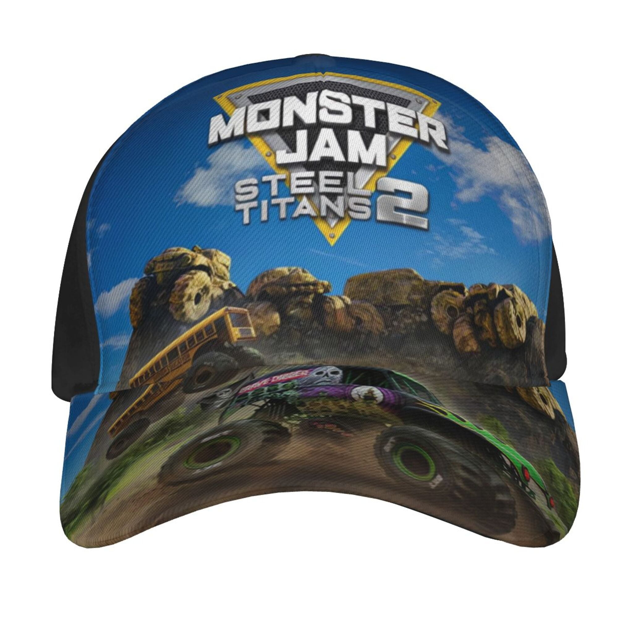 Monster Truck Jam Baseball Hat Hip Hop Caps Sun Hat Outdoor Trucker Hat ...