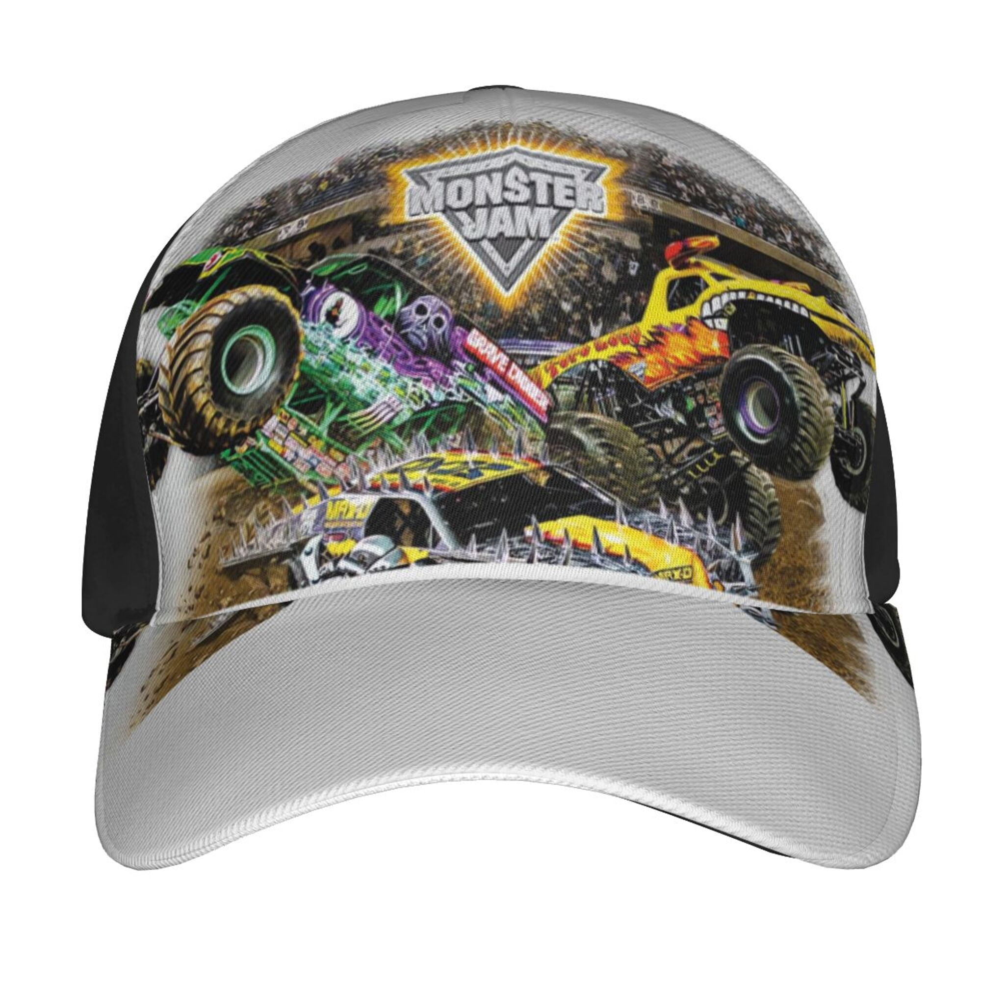 Monster Truck Jam Baseball Hat Hip Hop Caps Sun Hat Outdoor Trucker Hat ...