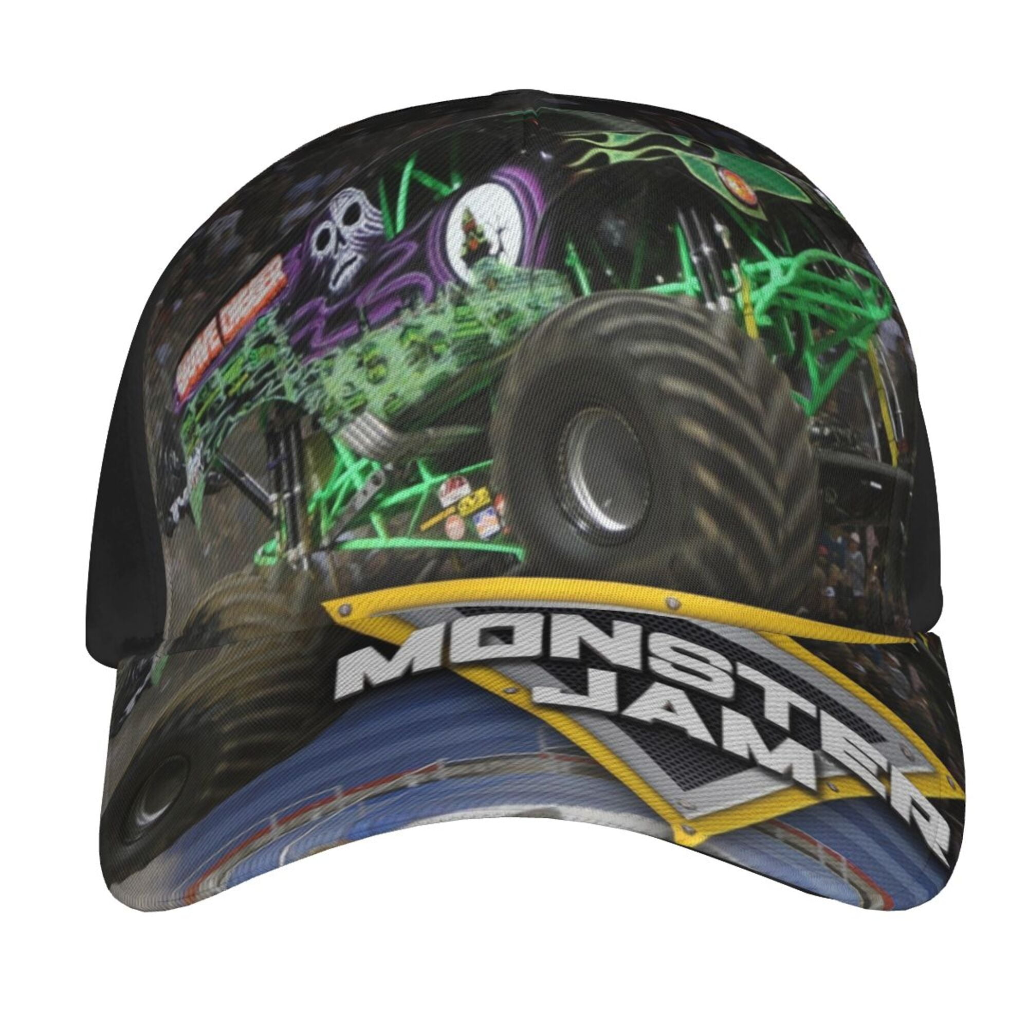 Monster Truck Jam Baseball Hat Hip Hop Caps Sun Hat Outdoor Trucker Hat ...