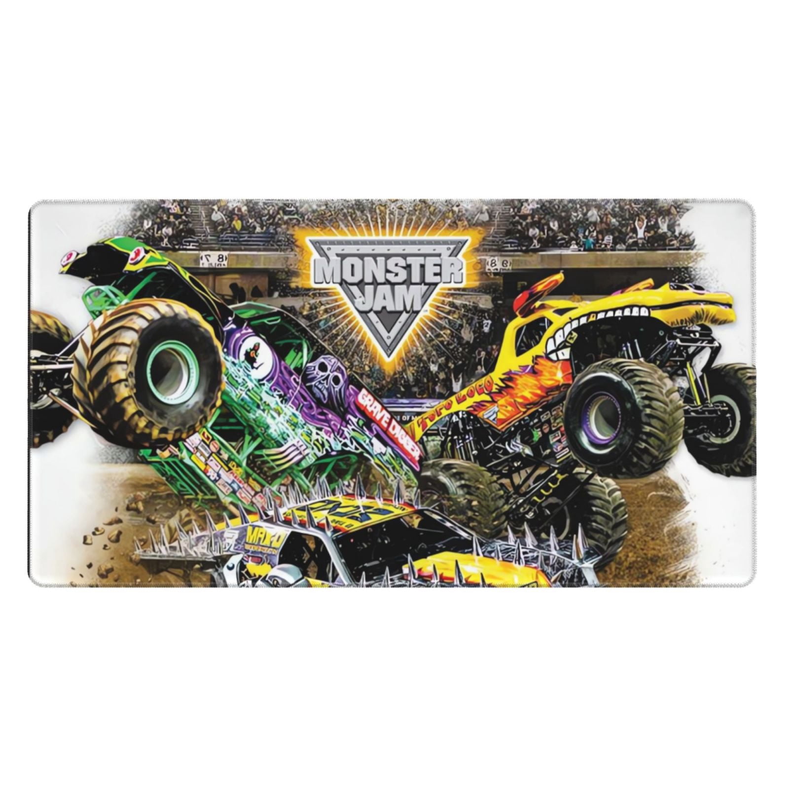 Monster Truck Jam Mouse Pad 16x29.5 Inch Computer Keyboard Mouse Pad ...