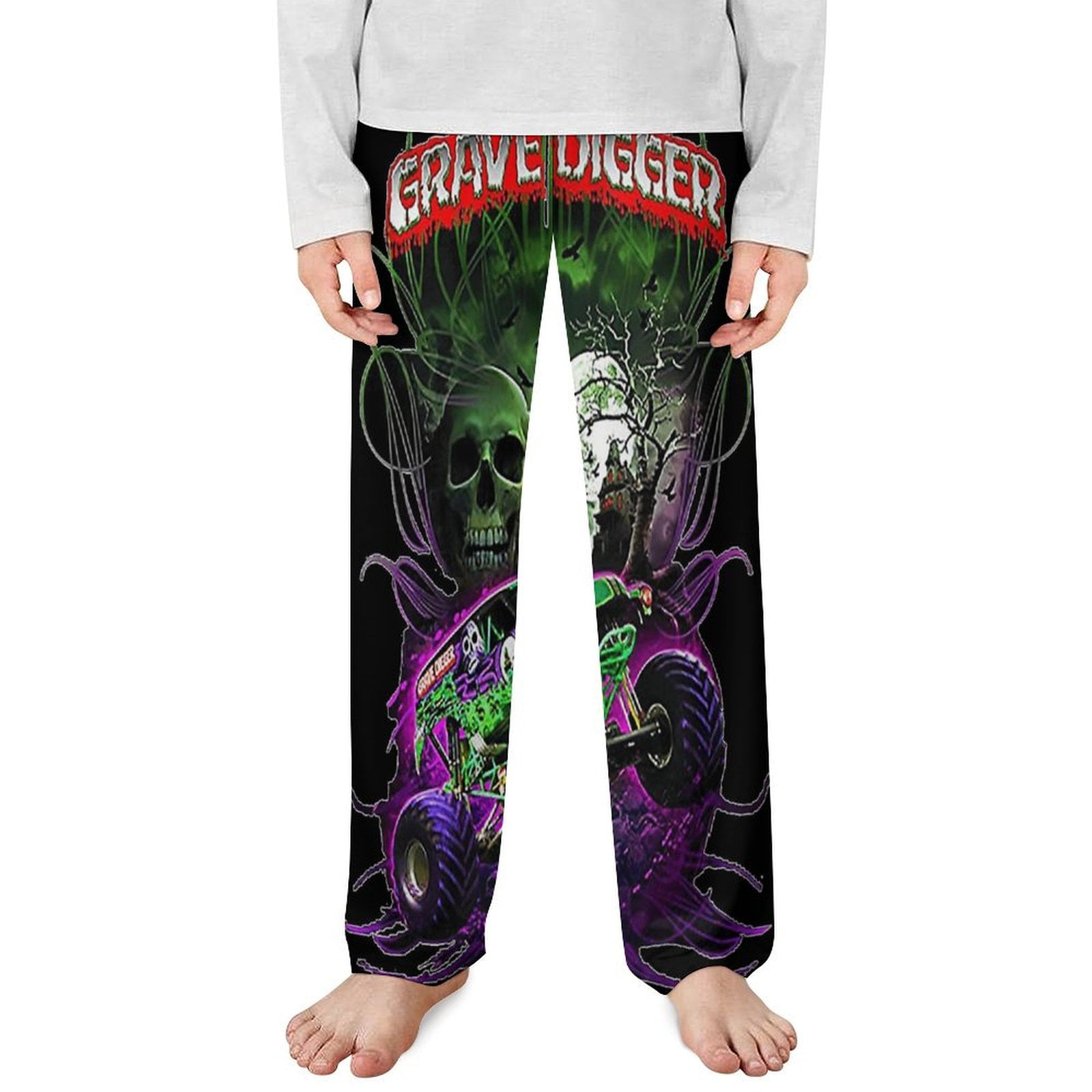 Monster Truck Jam Pajamas for Boys Girls Cute Cartoon Print Kawaii ...