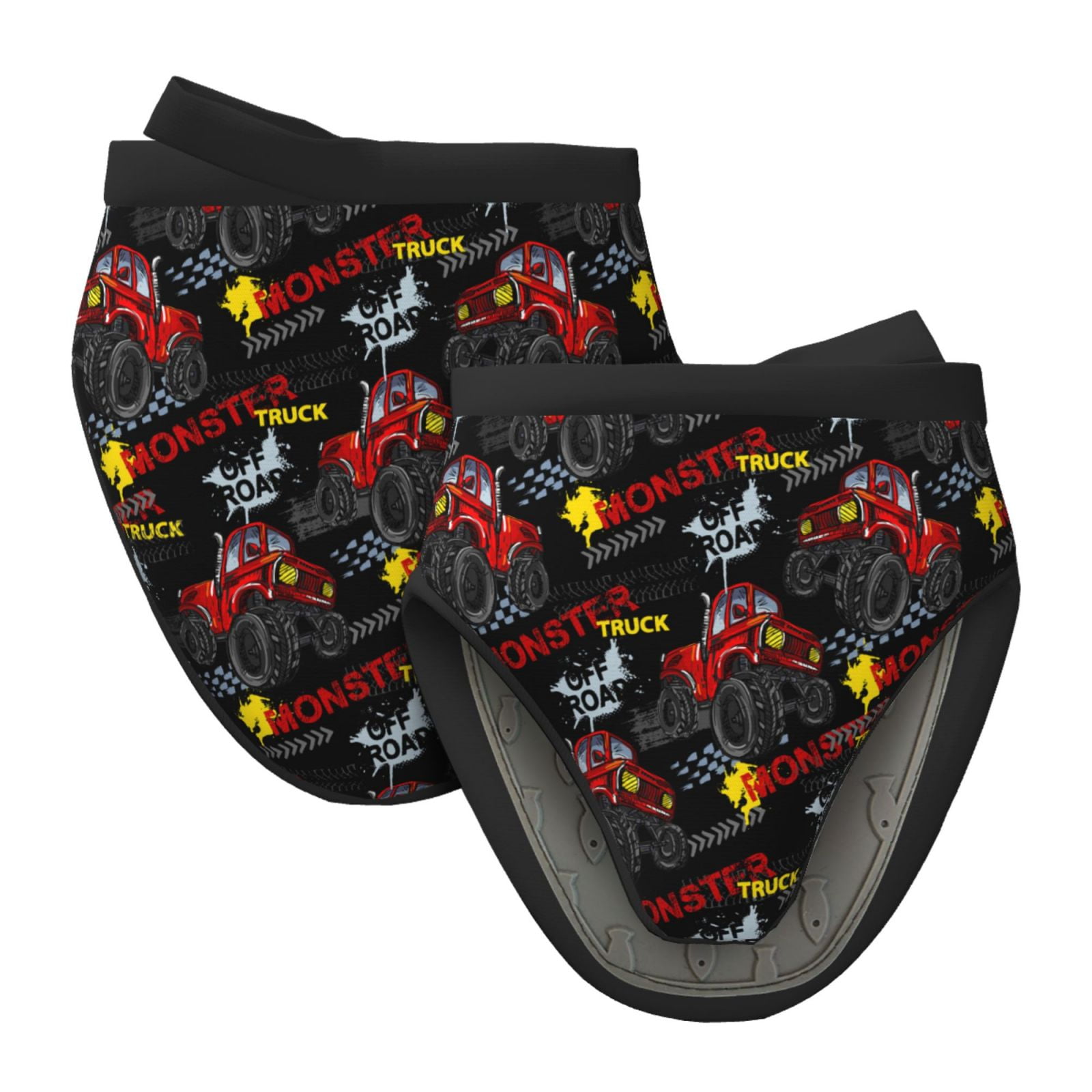 Monster Truck Oven Mitts Heat Resistant - Soft Lining Silicone Mini ...