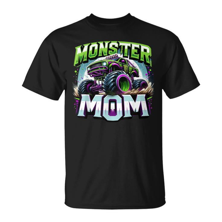 Monster Truck Race Driver Mom T-Shirt – Mother's Day Gift for Racing ...