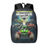 Monster Trucks Backpack Student Schoolbag Large Capacity Adjustable ...