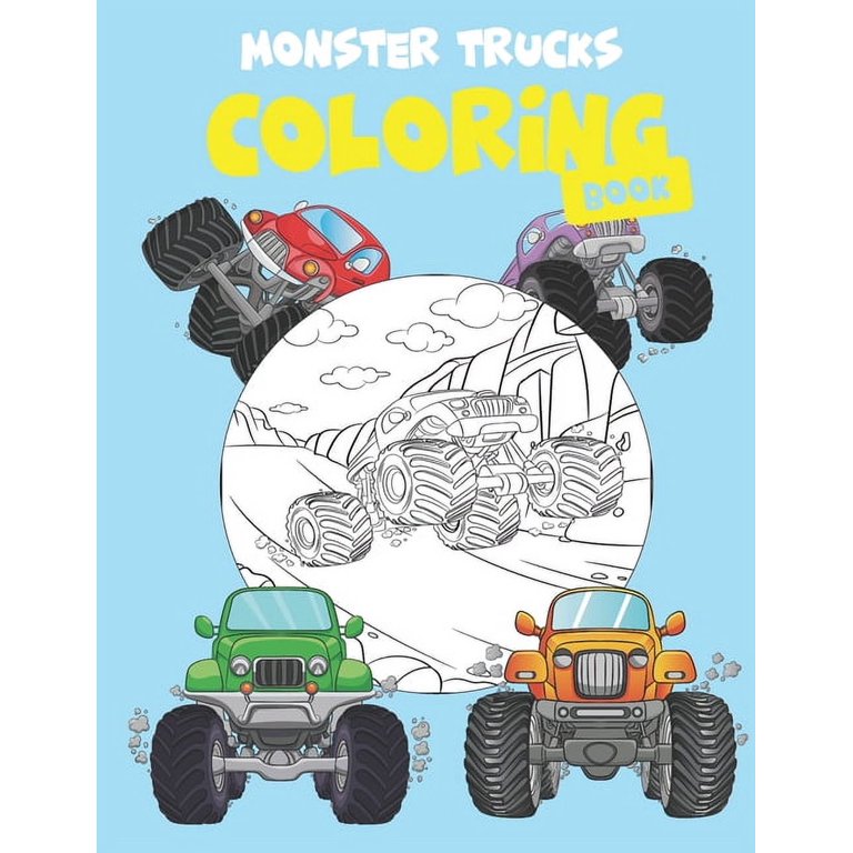 coloring book monster truck