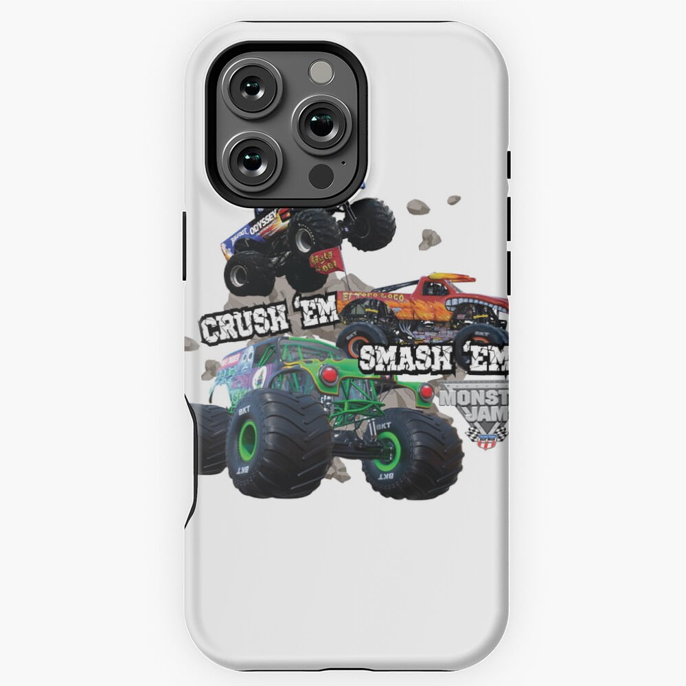 Monster Trucks Monster Jam Big Wheels Phone Case for iPhone 16 15 14 13 ...
