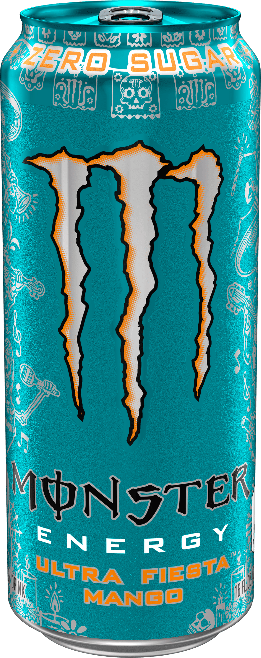 Monster Ultra Fiesta Mango, Sugar Free Energy Drink, 16 fl oz Single ...