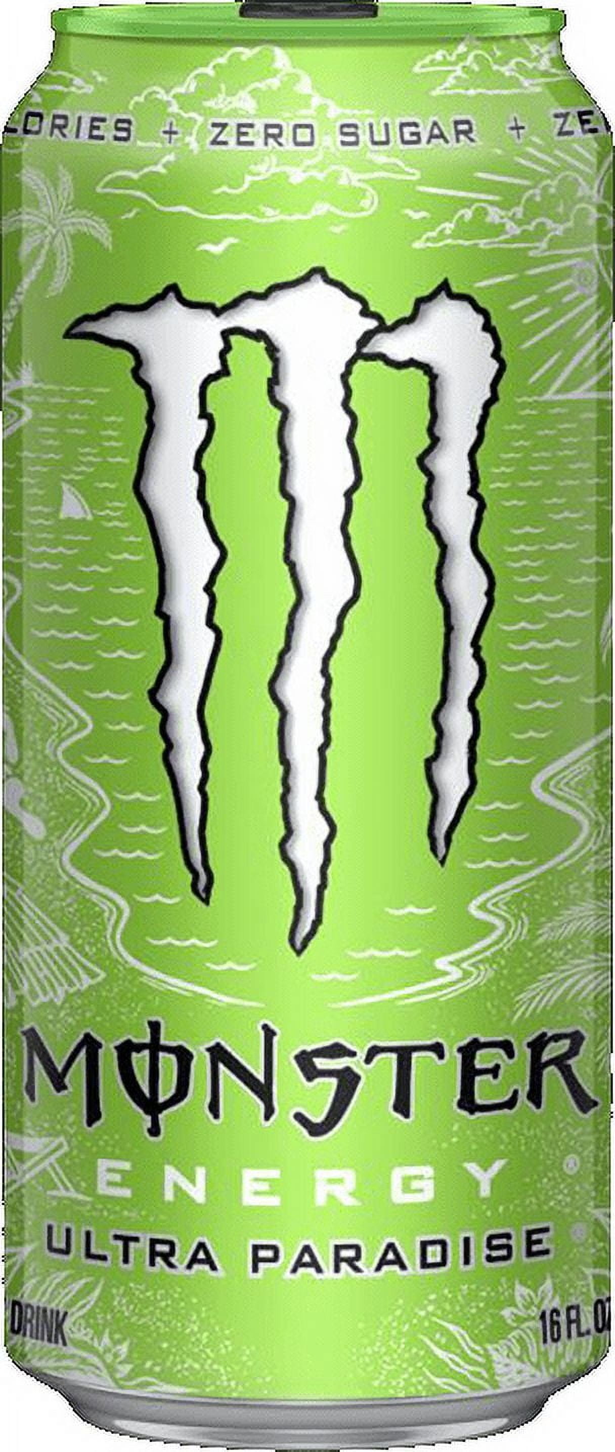Monster Ultra Paradise, Sugar Free Energy Drink, 16 fl oz Aluminum ...
