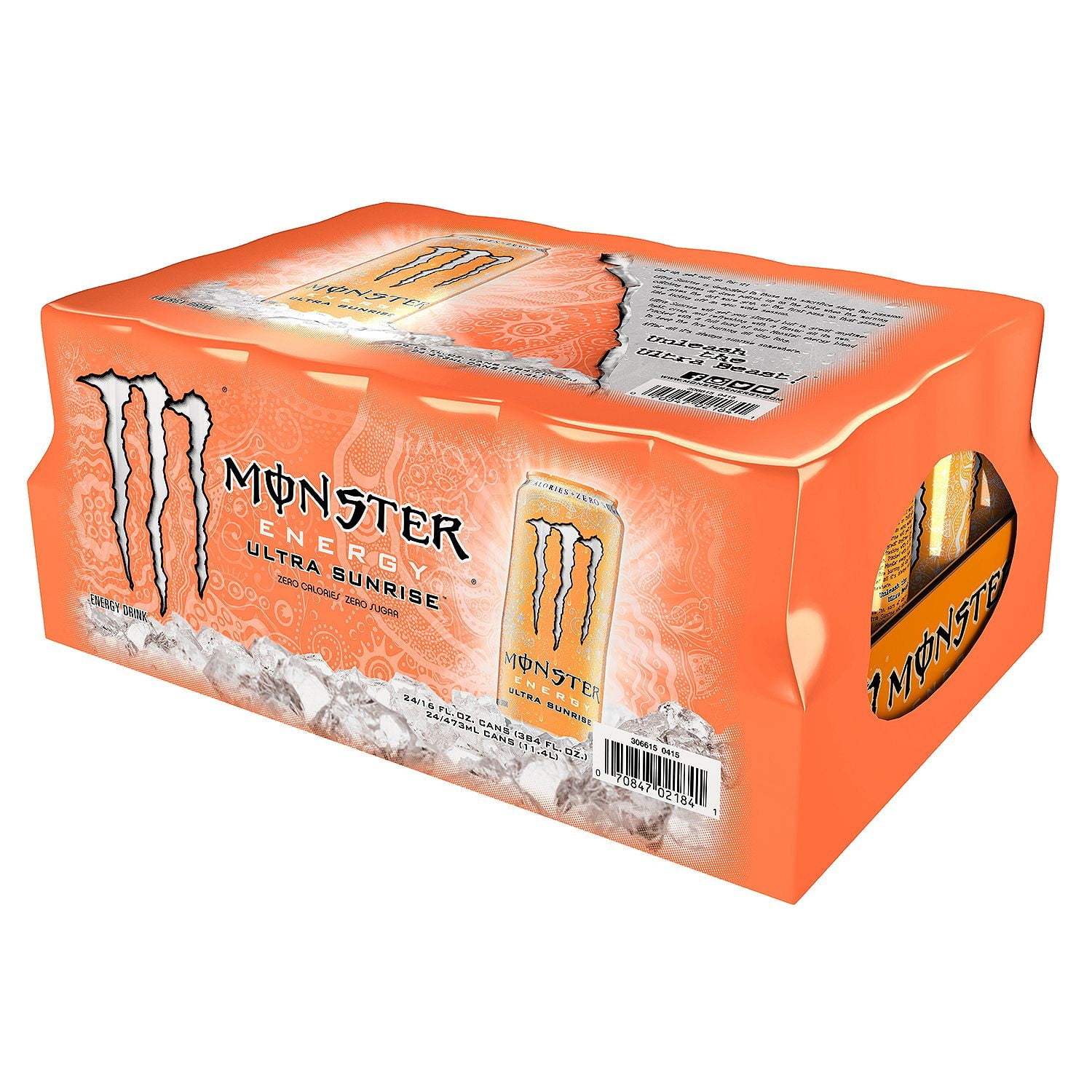 Monster Ultra Sunrise Energy Drink, 16 Fl Oz, 24 Ct - Walmart Business ...