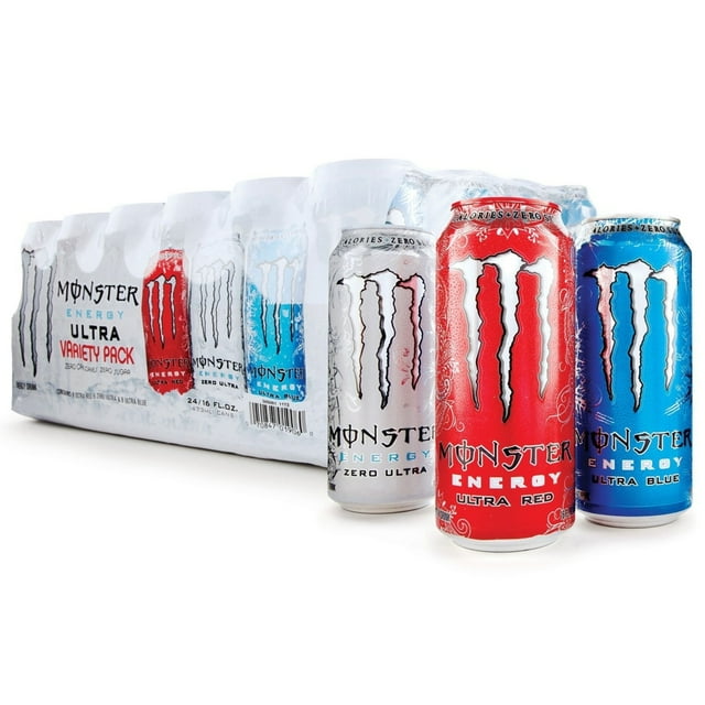Monster Energy - Zero Sugar Ultra Variety Pack, Power Beverage Drink ...