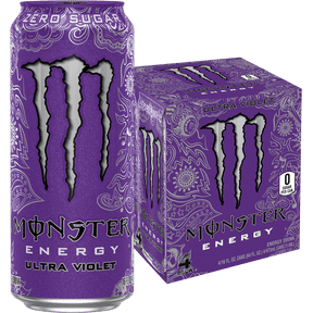 Monster Energy Drink, Ultra Violet, 473mL, Pack of 12, Citrus Grape ...