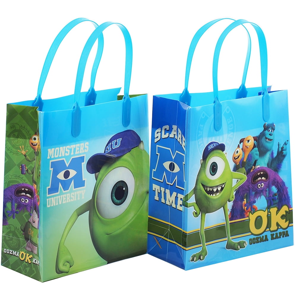 Monster University 12 Party Favor Reusable Goodie Medium Gift Bags 8 ...