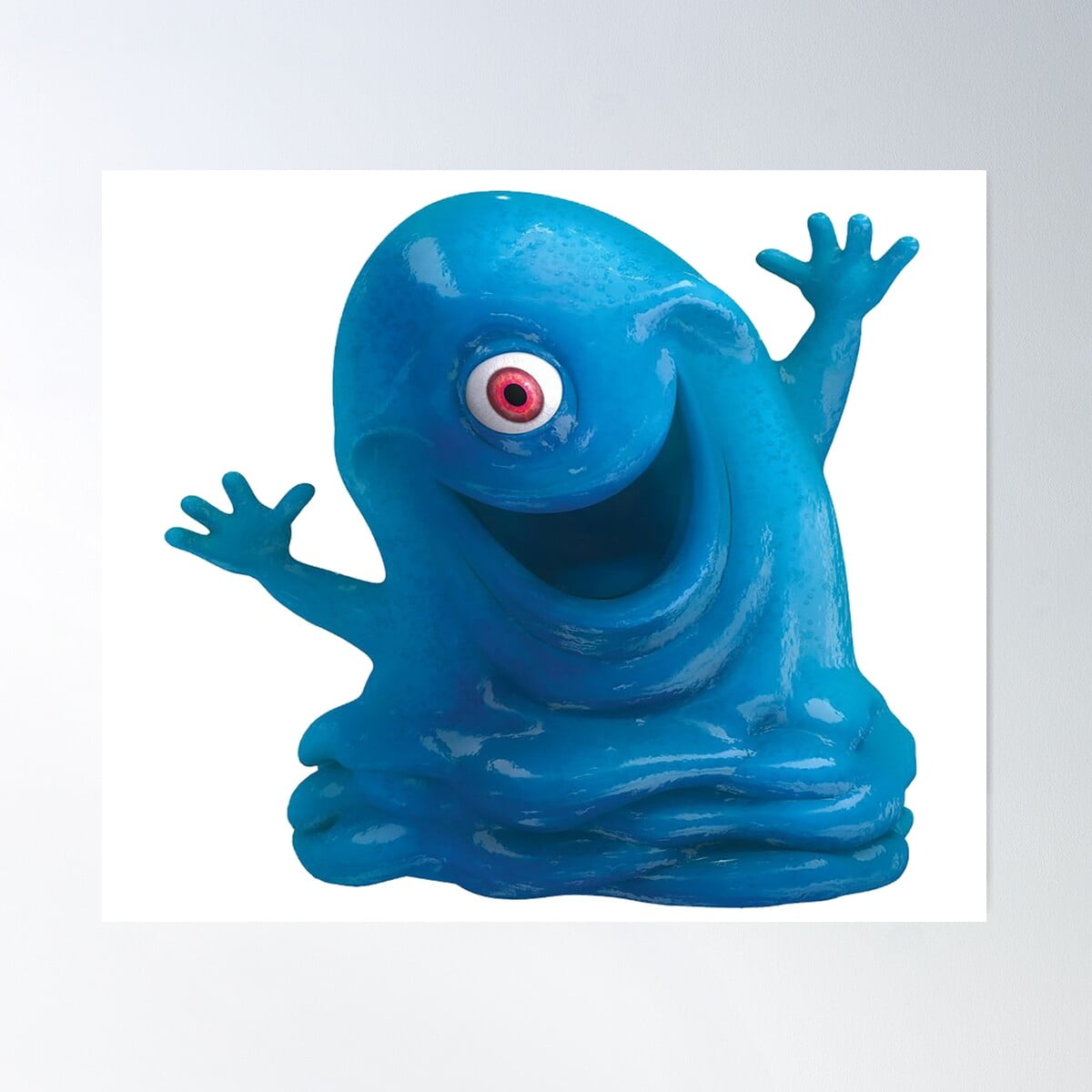 Monster Vs Aliens - Bob The Blob Poster Wall Art, Modern Wall Decor For ...