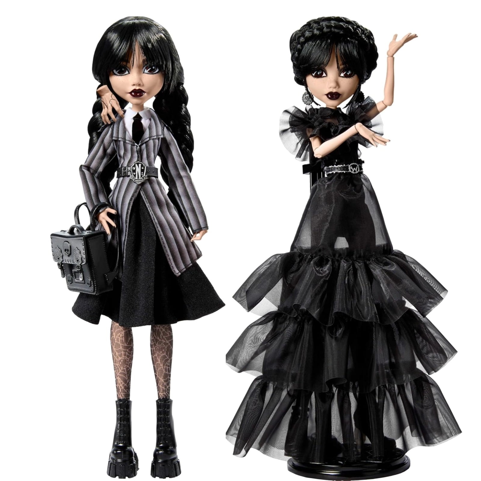 Monster Wednesday Doll: Gothic Glamour in Black, Dance Scene-Inspired ...