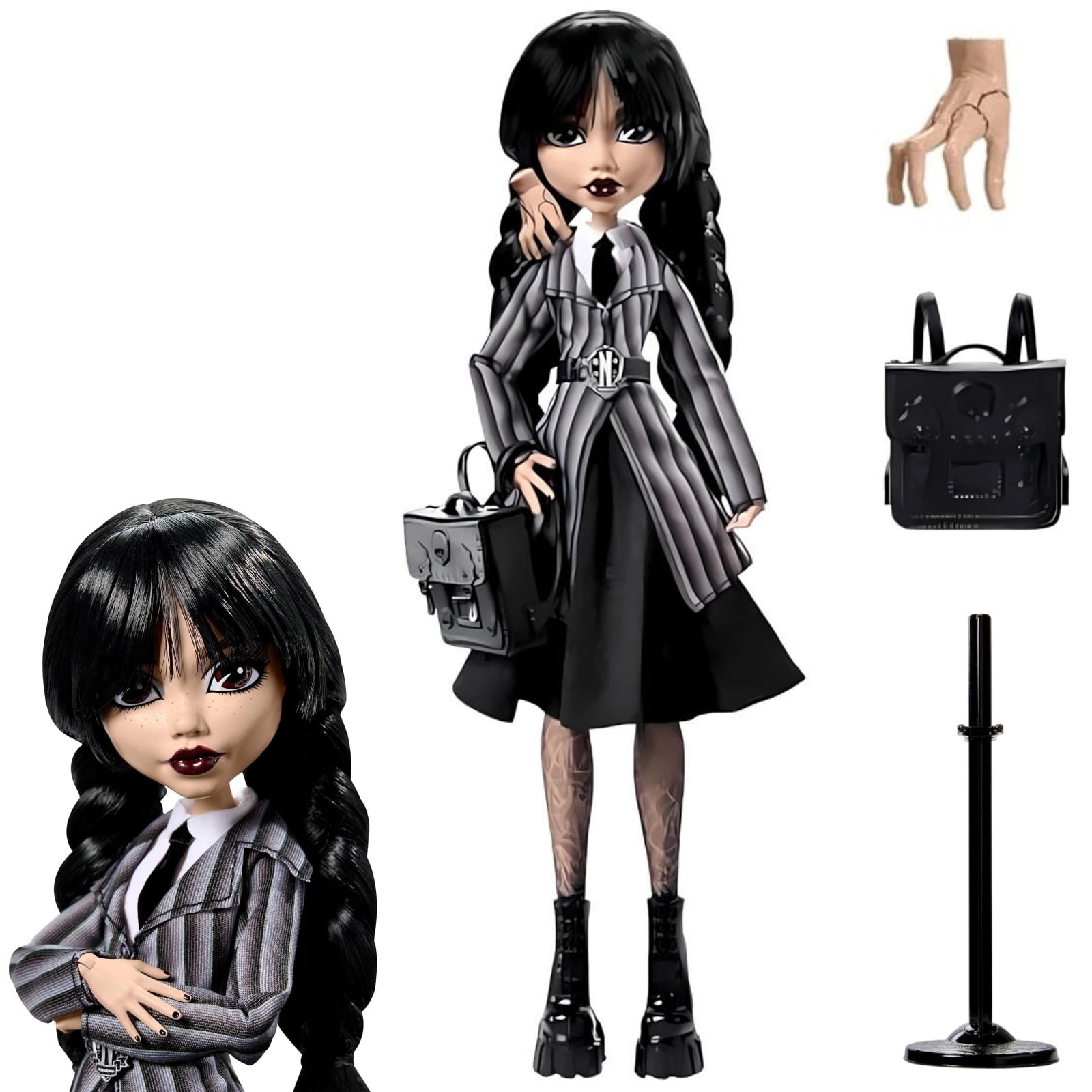 Monster Wednesday Doll and Accessories Addams Family Dolls Collectible ...