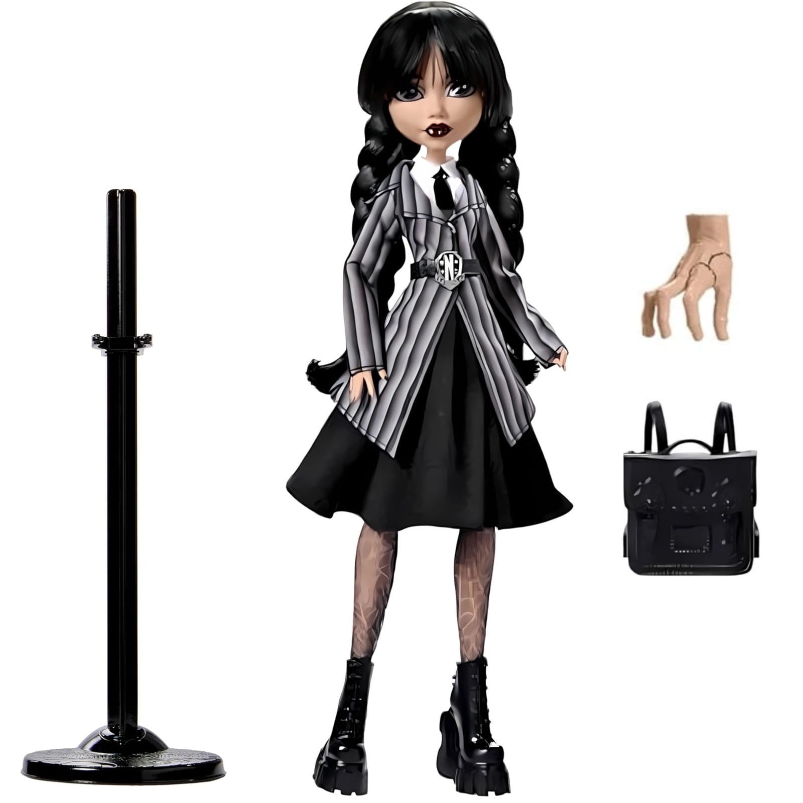 Monster Wednesday Doll and Accessories, Wednesday Addams Collectible in ...