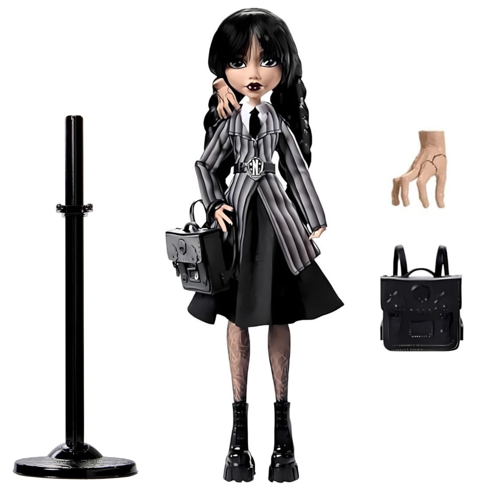 Monster Wednesday Doll and Accessories, Wednesday Addams Collectible in ...