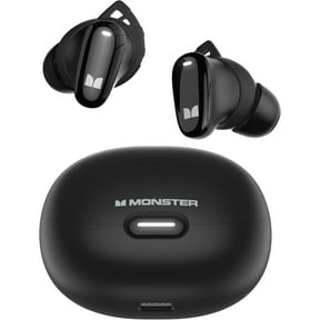Monster Bluetooth 6.0 Wireless Earbuds, Noise-Cancelling Mic, LED ...