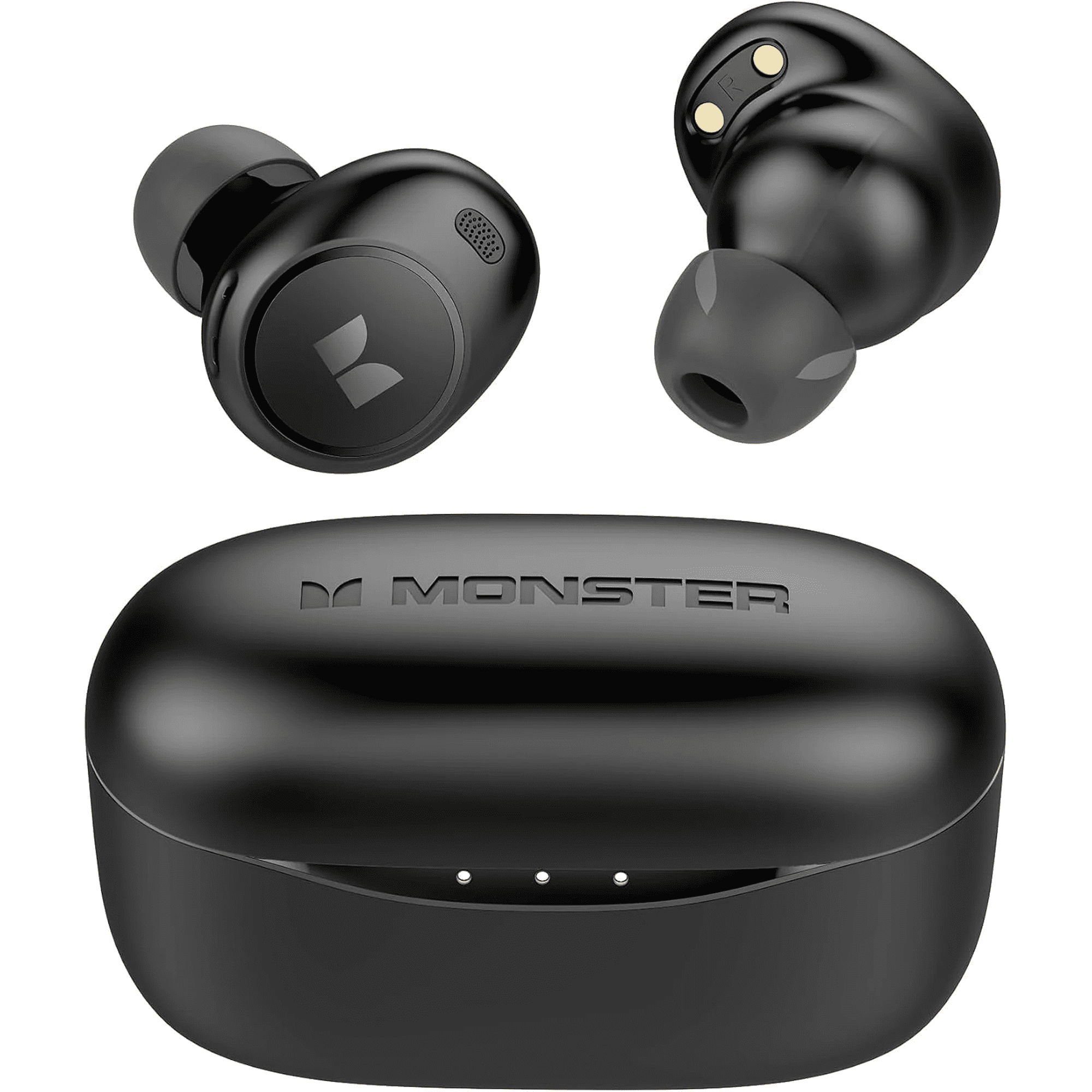 Monster Wireless Earbuds, Wireless Headphones with 4 Mics, Bluetooth 5. ...
