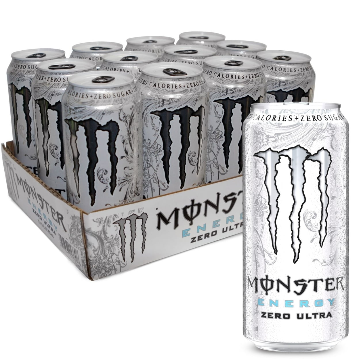Monster Zero Ultra - 16 Ounce - 24 Pack - Walmart.com