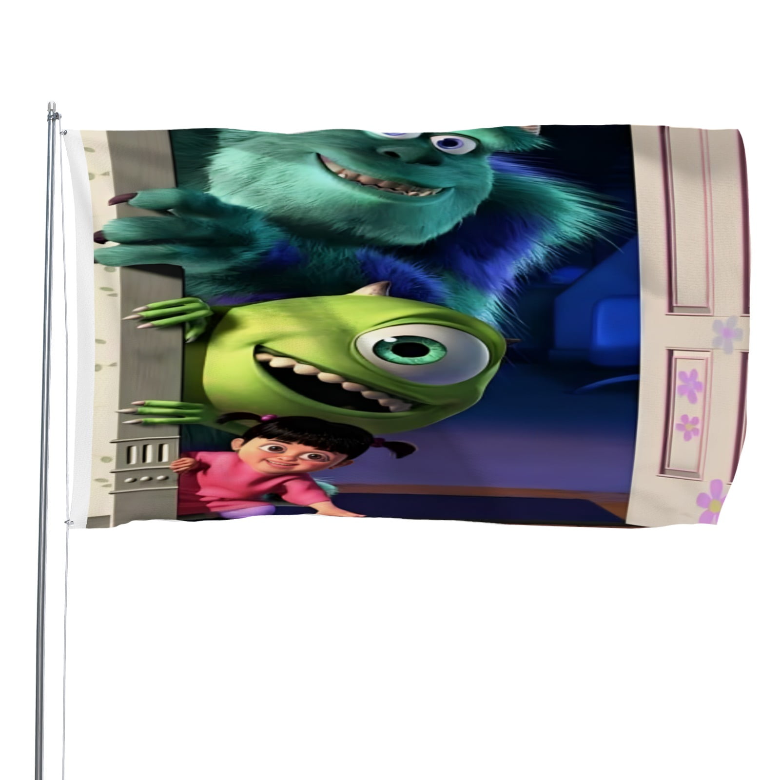 Monster flag perfect for outdoor decoration, can be hung indoors ...