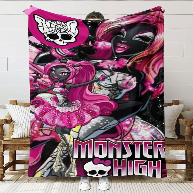 Monster high Throw Blanket Gifts for Fans Lover Girls Boys Women ...